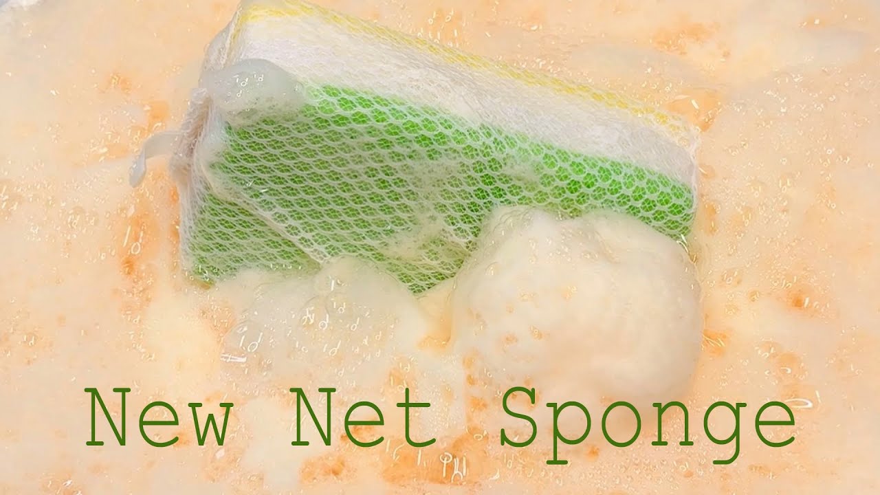 ASMR Sponge 854.New Net Sponge - YouTube