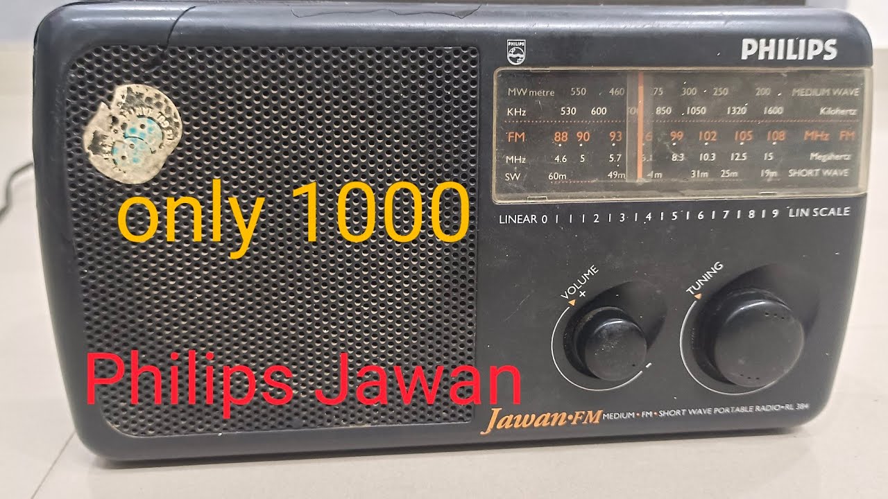 Philips Jawan RL 384 radio - YouTube