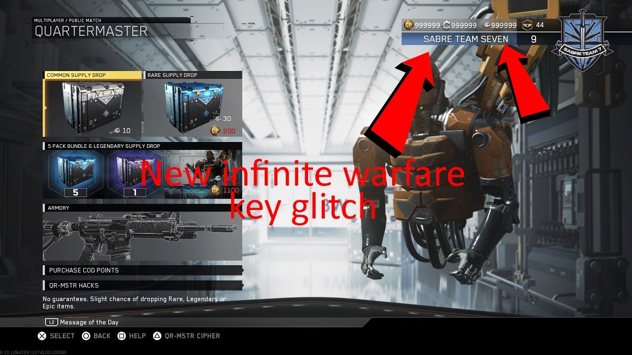 CRAZY NEW INFINITE WARFARE KEY GLITCH - YouTube