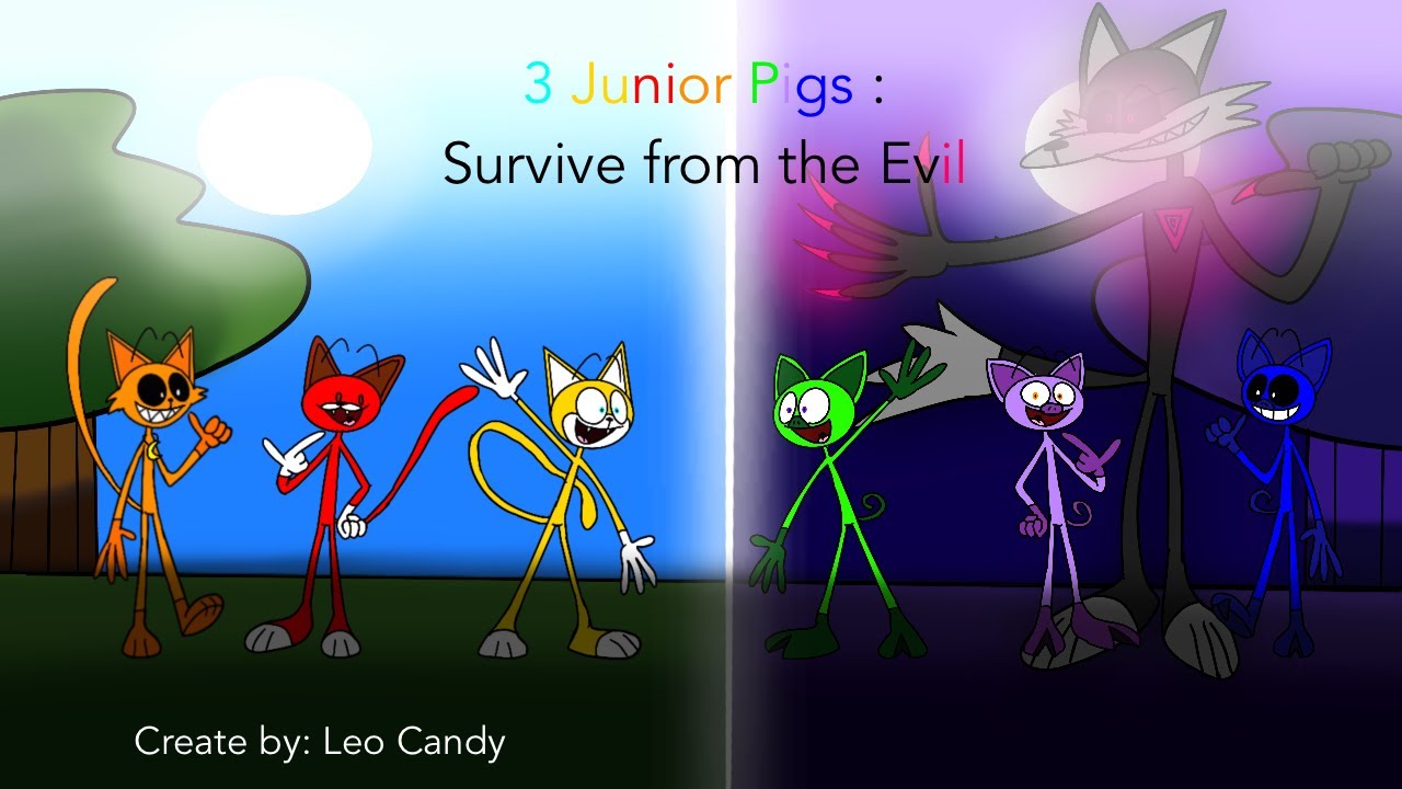 3 Junior Pigs Survive From The Evil - YouTube