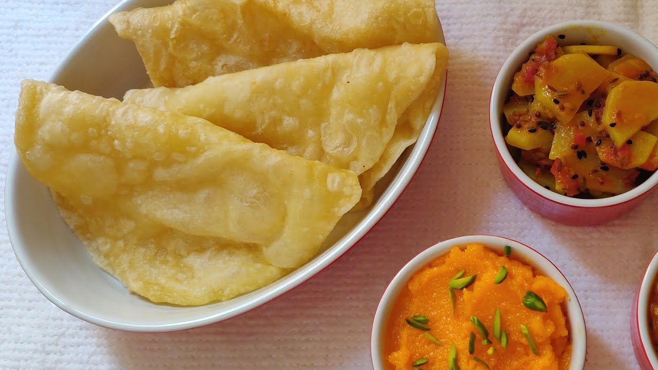 Halwa, Puri and Aloo Tarkari by Simply Delectable - YouTube