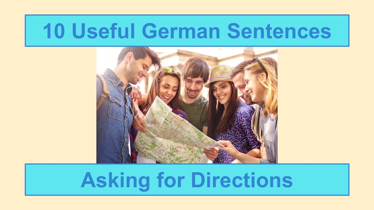 10 Useful German Sentences - Asking for Directions - YouTube