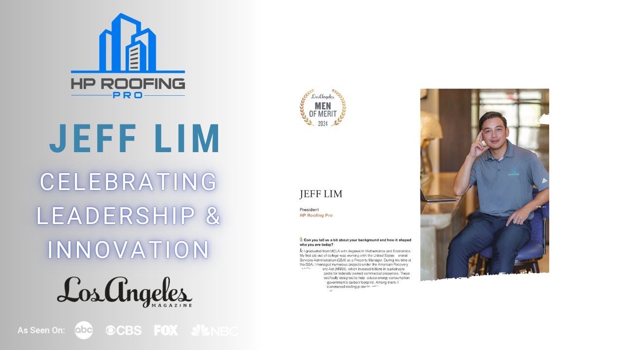 🏙️ Celebrating Leadership & Innovation with Jeff Lim | HP Roofing Pro 🏆 ...