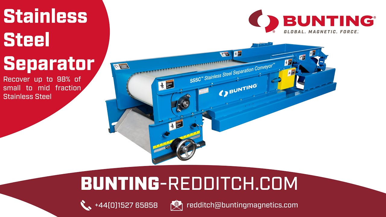 Bunting - Stainless Steel Separator - YouTube