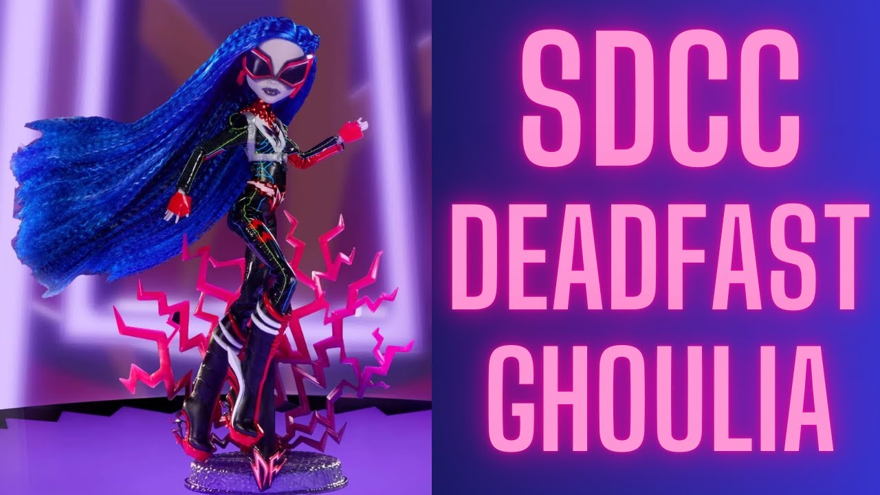 SDCC monster high DeadFast Ghoulia Yelps - YouTube