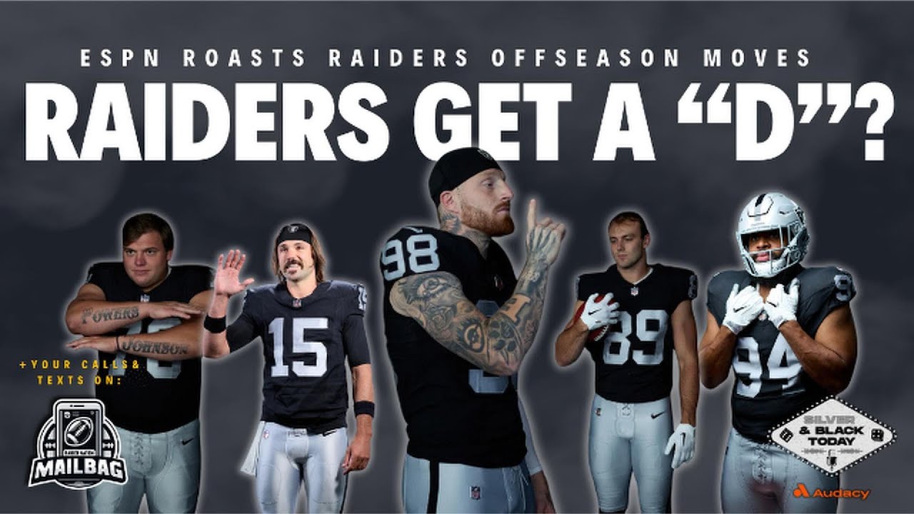 Raiders Offseason Decisions Scrutinized by ESPN - YouTube