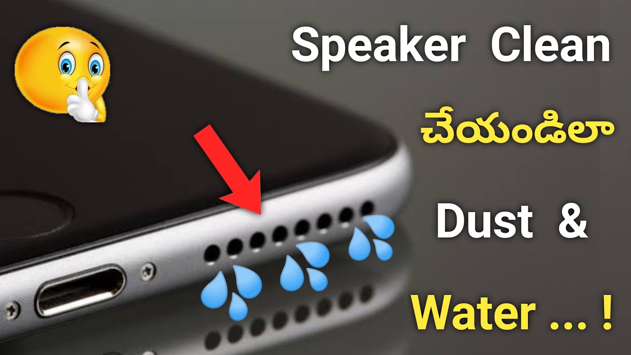 How to clean the dust from Any Mobile speaker | Remove Water From ...