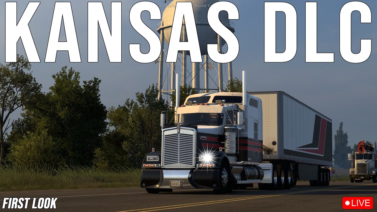 American Truck Simulator - Kansas DLC 🚨 First Look - PREVIEW Gameplay ...