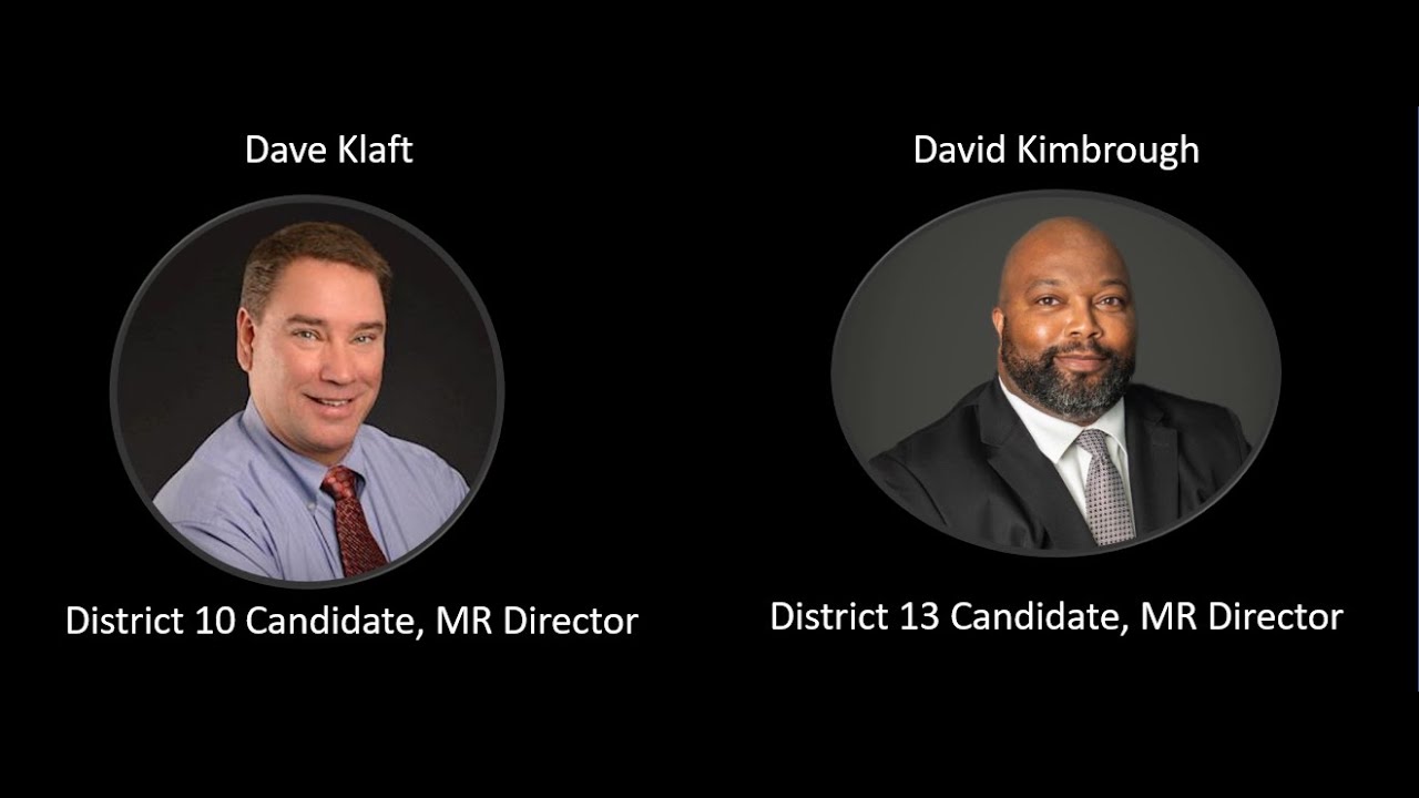 MR Director Candidates for District 10 and District 13 - ENDORSED BY ...