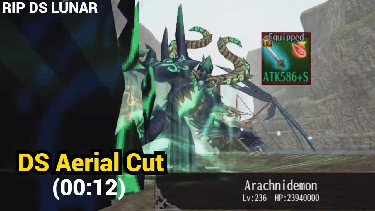 Toram Online - Dual Sword Aerial Cut Vs Arachnidemon (00:12) - YouTube