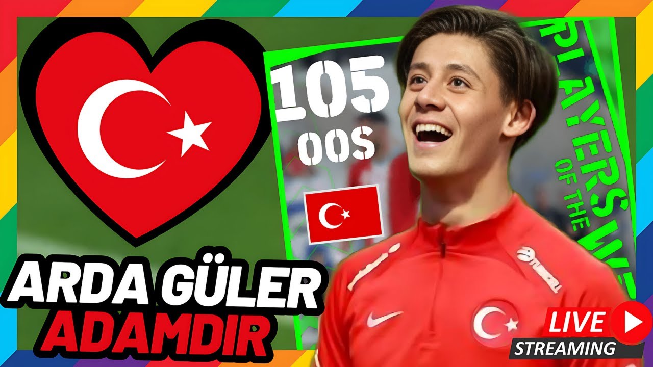 650 TL FC | ARDA GÜLER ️💯🔥 | EFOOTBALL 2024 CANLI YAYINI - YouTube