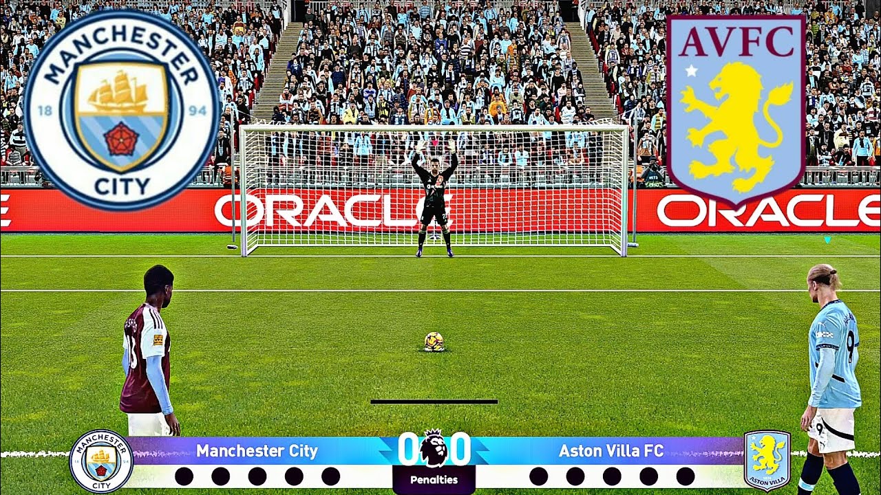 MAN CITY VS ASTON VILLA FULL PENALTY SHOOTOUT | CITY VS AVL HIGHLIGHTS ...
