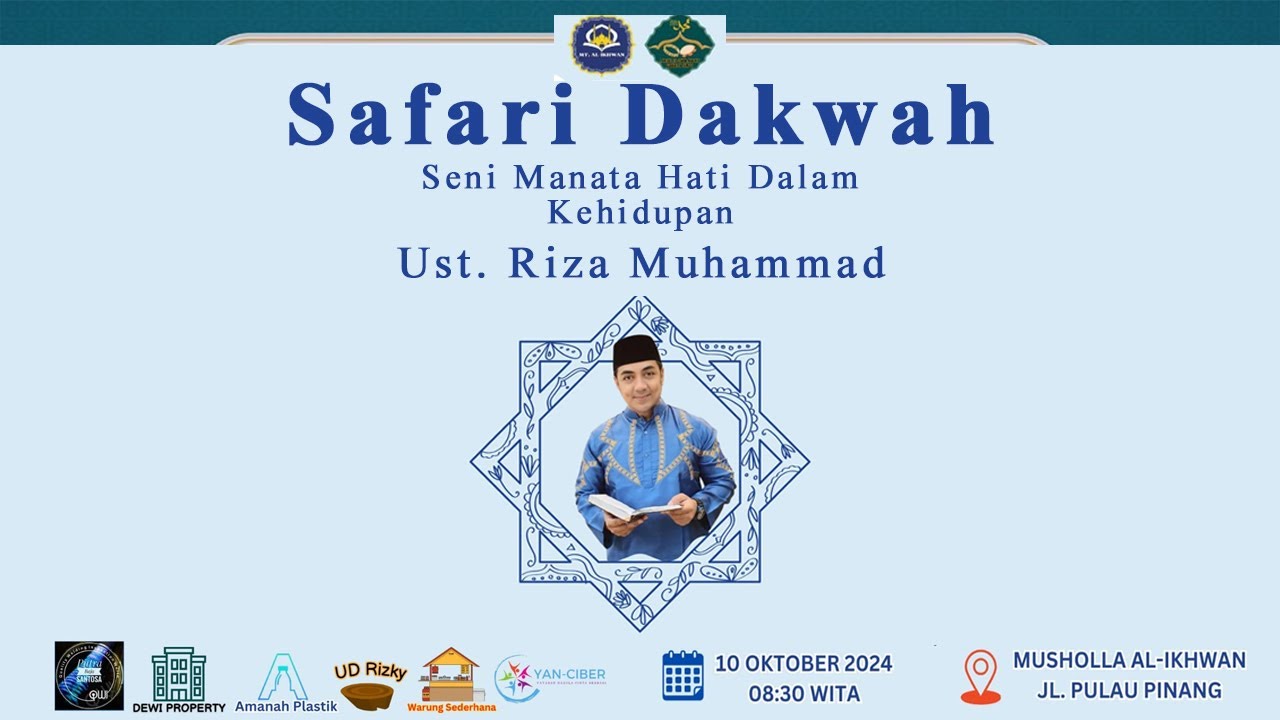 🔴LIVE... Safari Dakwah Ust. Riza Muhammad | Majlis Taklim Cahaya Hati ...