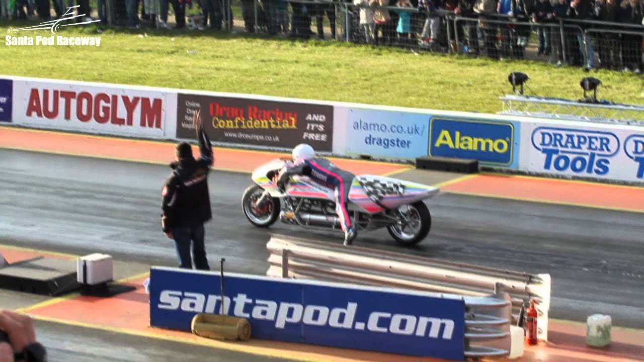 Eric Teboul World Record MPH at Santa Pod Raceway - YouTube