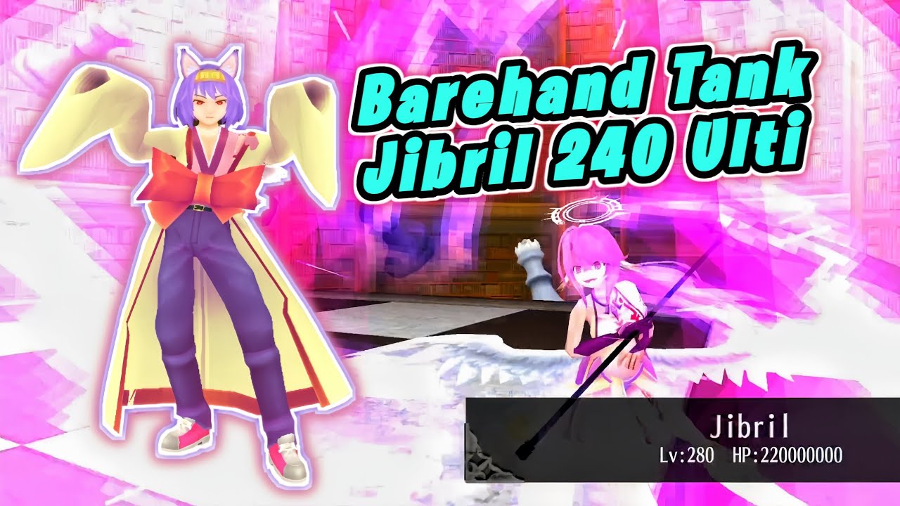 Barehand Tank VS Jibril Gameplay No Game No Life x Toram Online ...