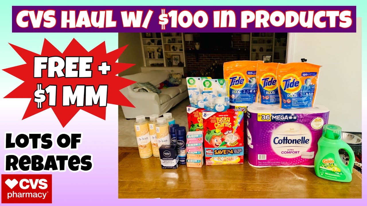 CVS HAUL FREE $1 MM/ some pretty good deals this week/ Learn CVS ...