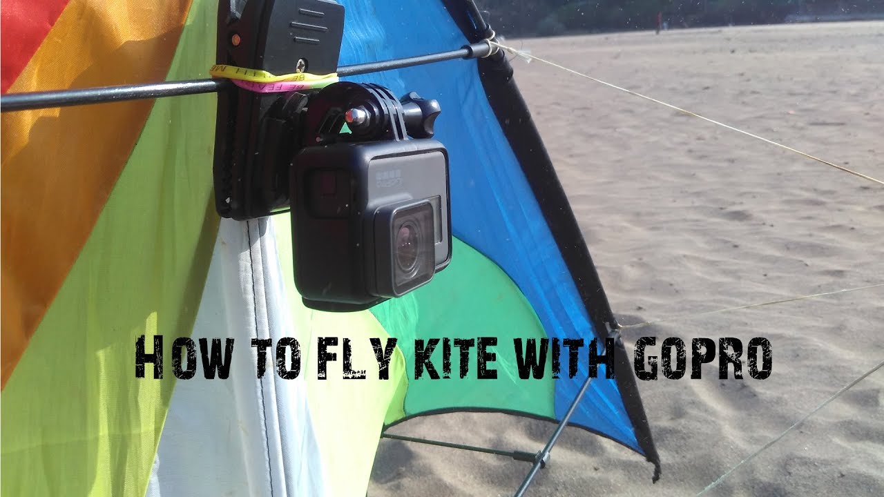 How to fly stunt kite for beginners /GoPro Hero 5 on Kite - YouTube