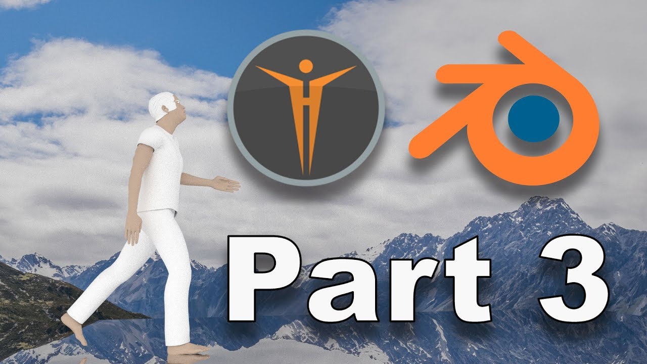 Makehuman And Blender Animation Part 03 Adding Environment To Character Youtube