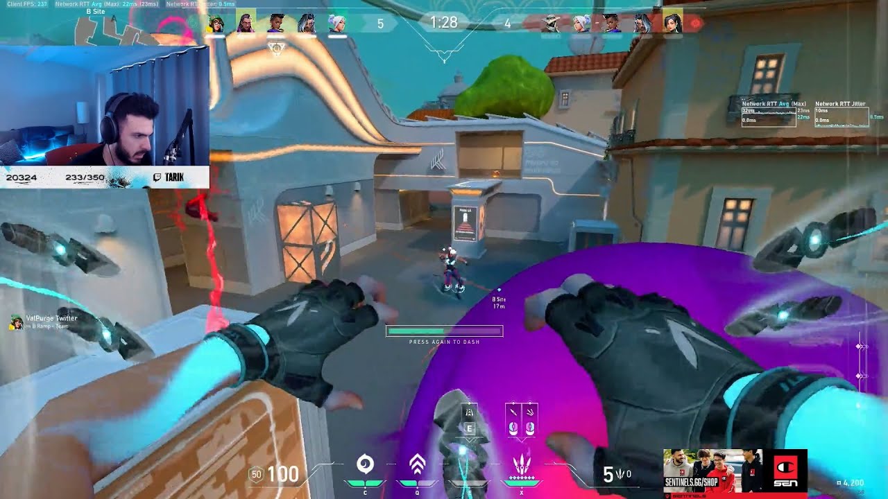 JETT PEARL! SEN TARIK JETT VALORANT RANKED GAMEPLAY FULL MATCH VOD ...