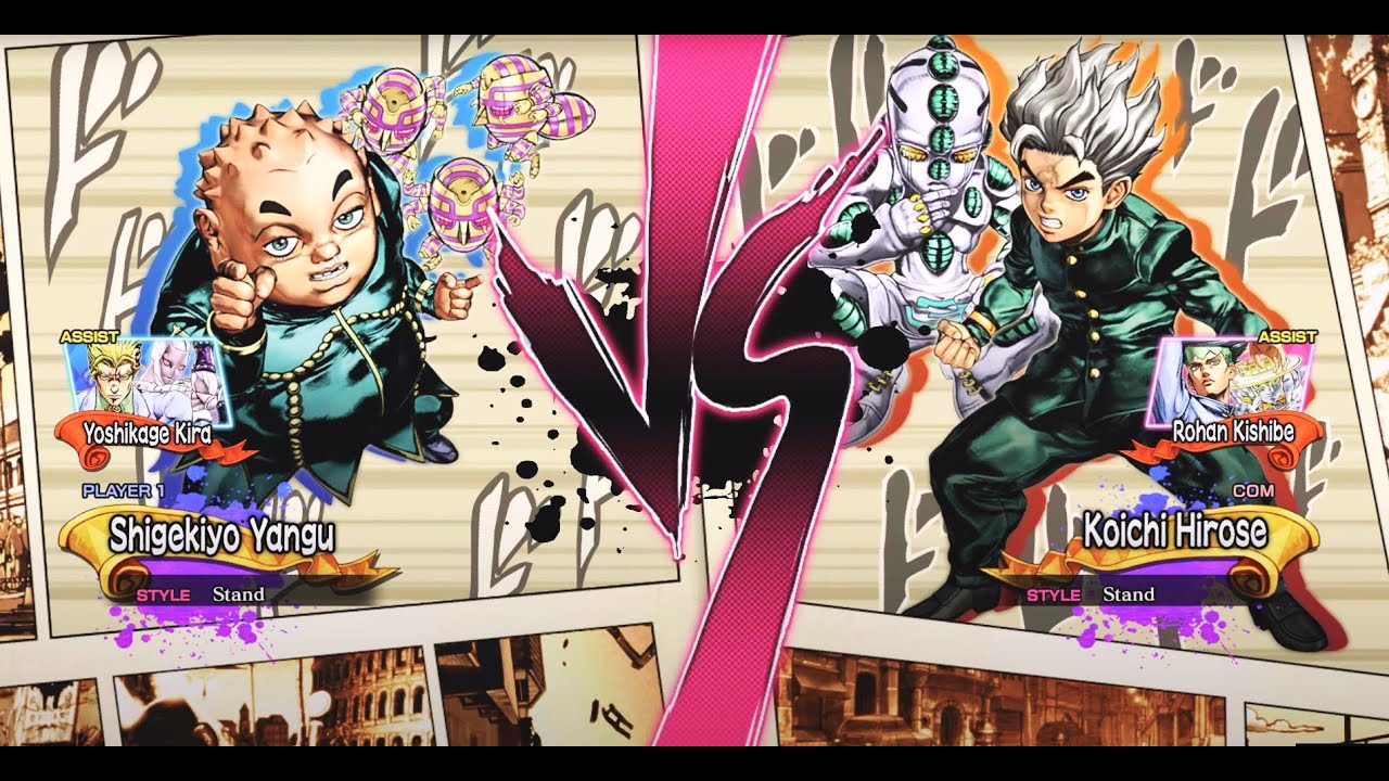 "Harvest vs. Echoes: Shigekiyo Takes on Koichi in JoJo PS5 Action ...