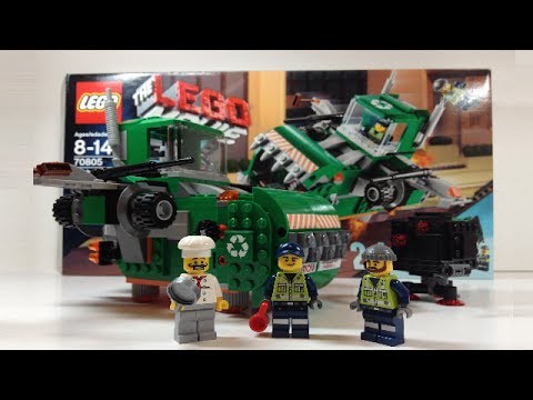 The LEGO Movie Trash Chomper Review 70805 (Both builds!) - YouTube
