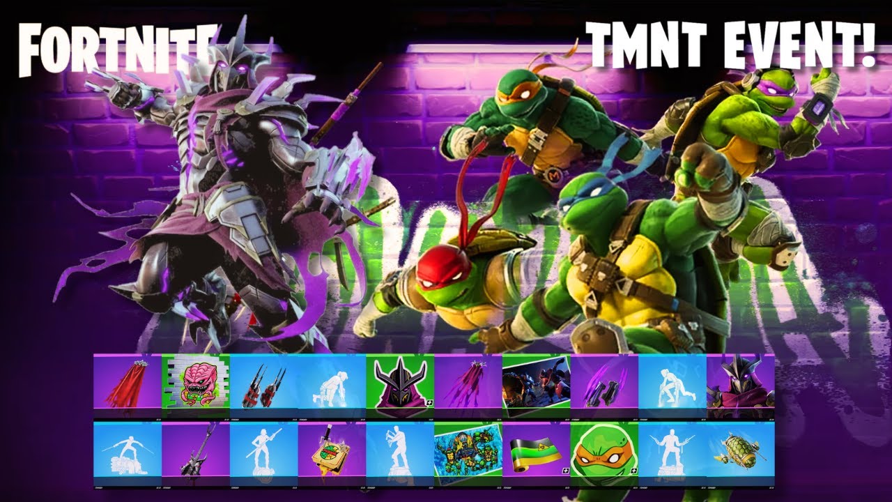 Ultimate TMNT Fortnite Event Reward Guide! - YouTube