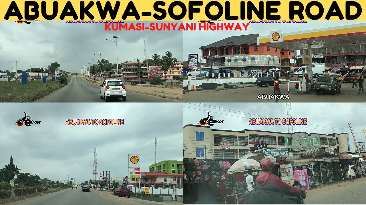 ROAD Update: ABUAKWA To SOFOLINE Main Road in the Ashanti Region of ...