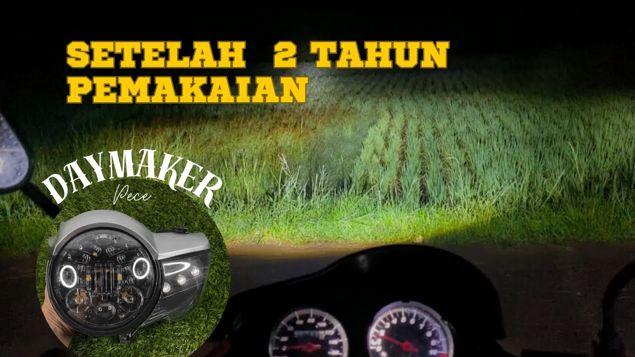 Review Lampu Daymaker Di HEADLAMP PECE - YouTube