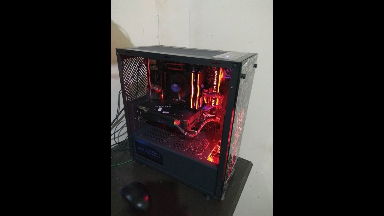 Armaggeddon M1G unboxing | case pc gaming transparan murah yang ...