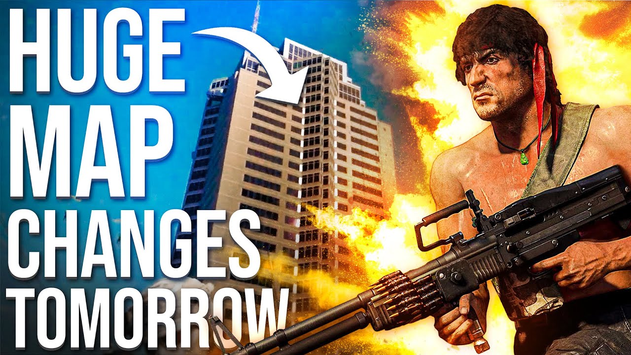 Warzone Map Changes w/ 80s Action Heroes Midseason Update - YouTube