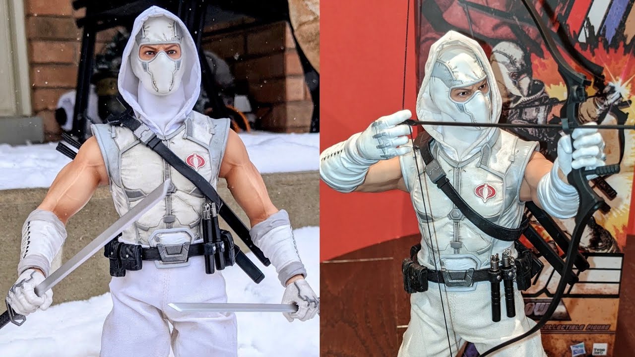 Gijoe Storm shadow threezero 1/6 scale action figure quick review ...