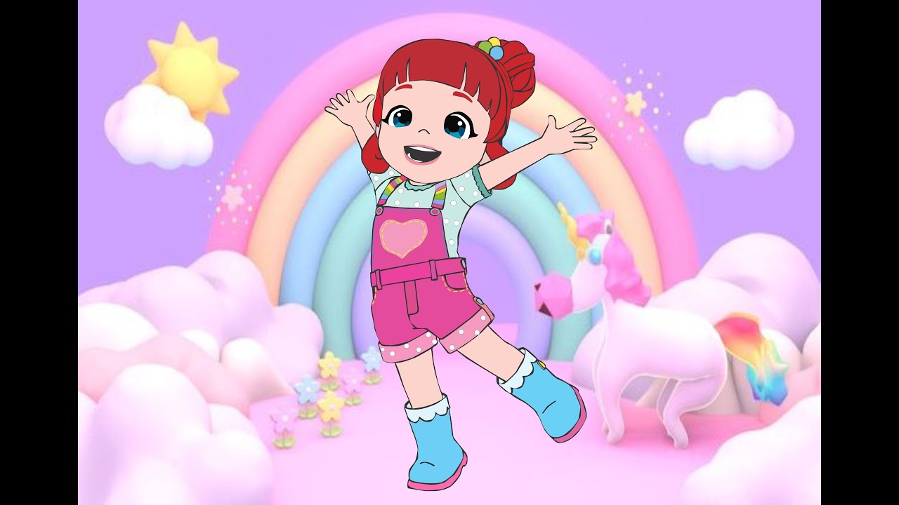 How to draw and color Rainbow Ruby | Digital Drawing RAINBOW RUBY ...