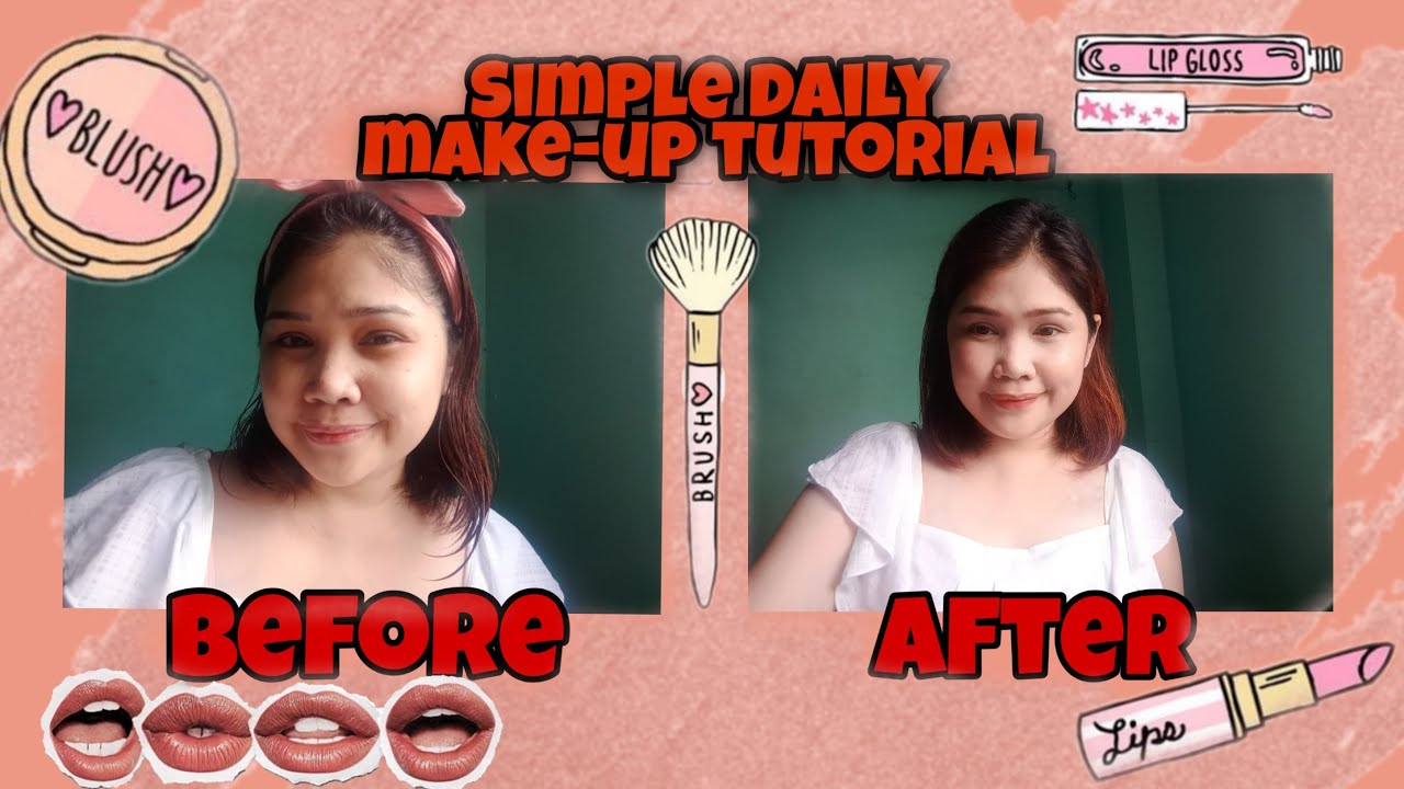 10-mins Simple Daily Make-up Tutorial - YouTube