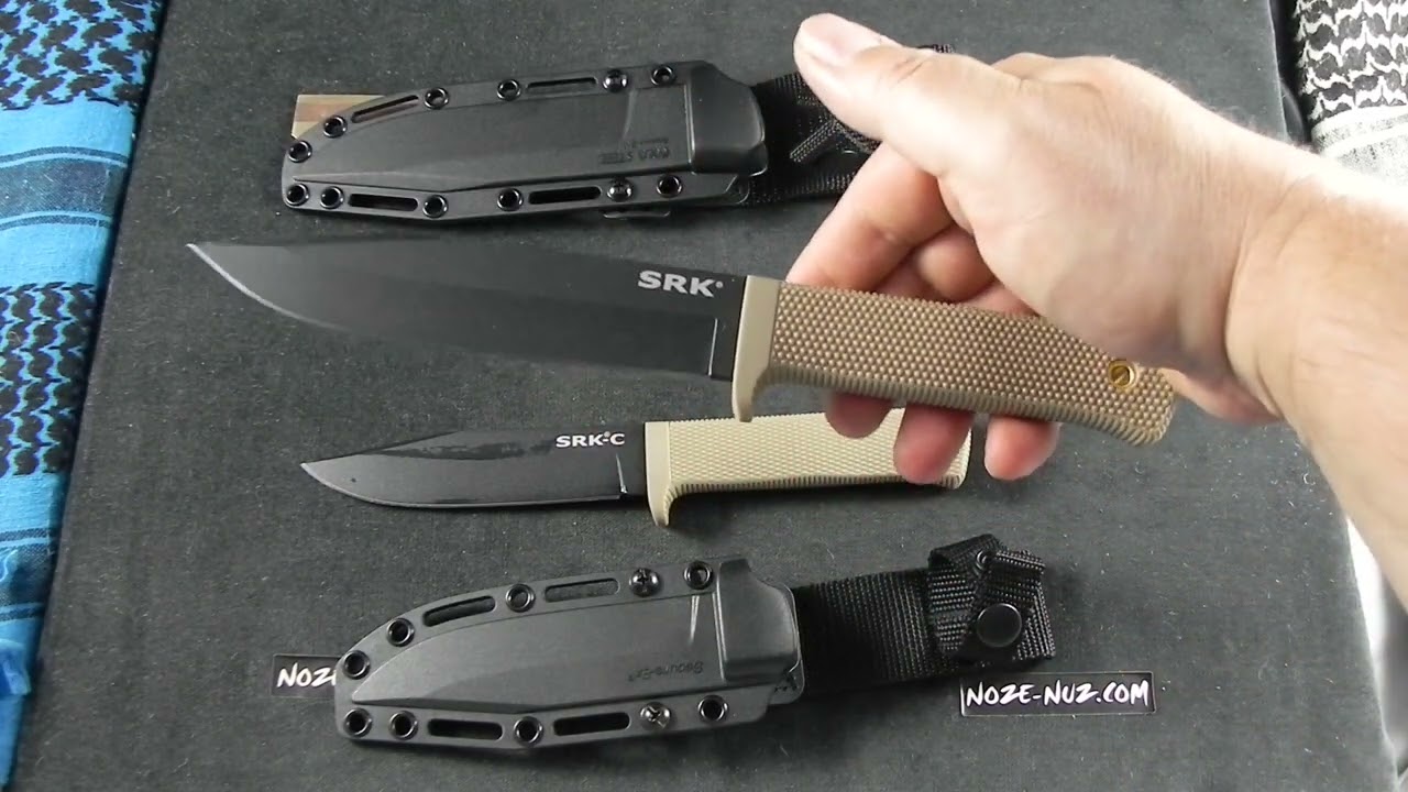 CS49LCKDDTBK Cold Steel SRK Compact Fixed Blade - YouTube