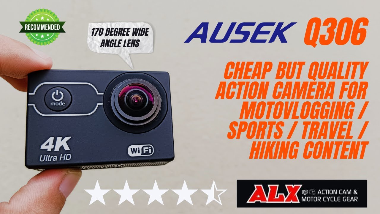 Cheap But Quality ALX AUSEK Q306 Action Camera for Motovlogging ...