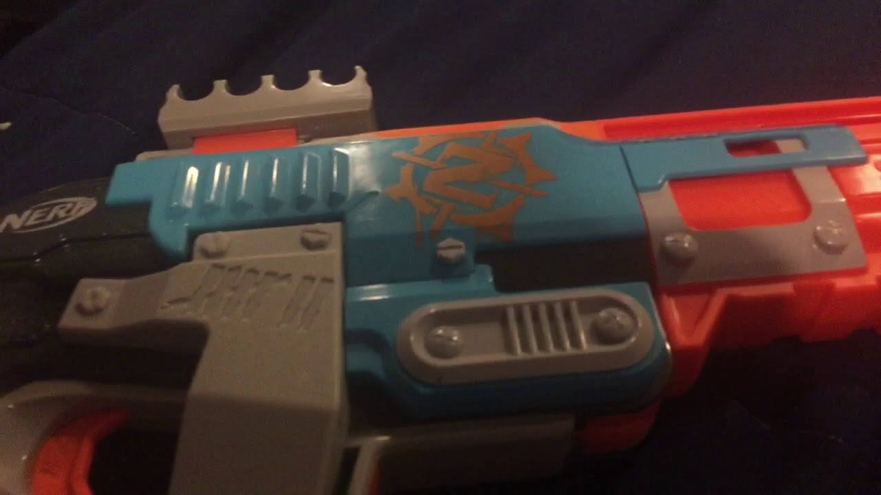 Nerf sledge fire review - YouTube
