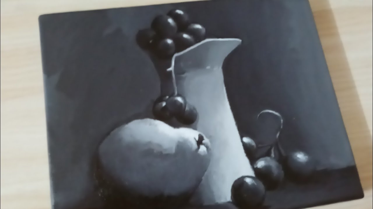 Still life painting | Grey scale | Maven Aakash - YouTube