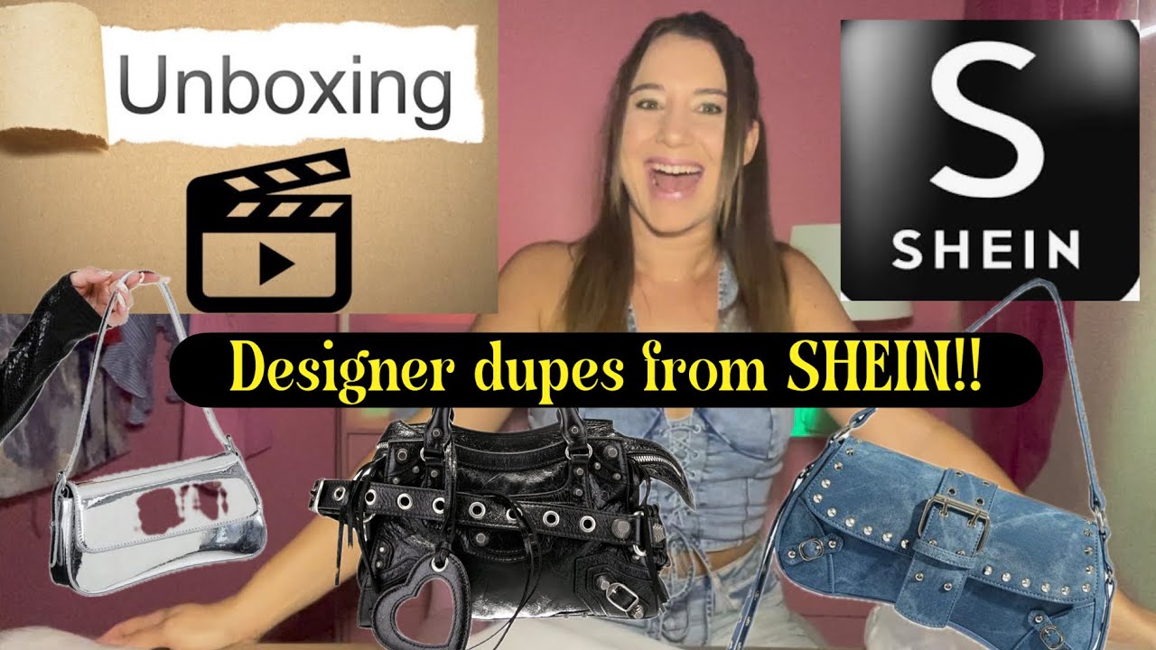 SHEIN UNBOXING! Designer Look-A-Like Bags! - YouTube