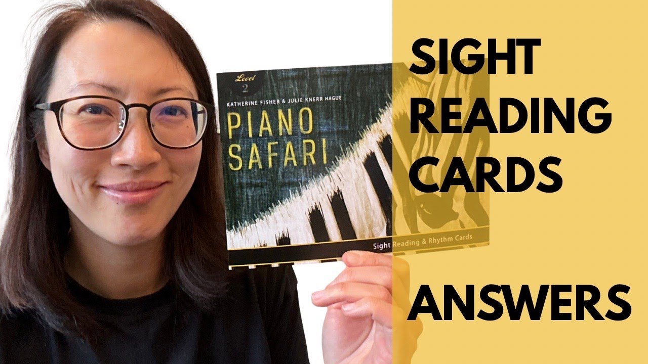 Piano Safari Sight Reading Cards 2 Level I Answers - YouTube