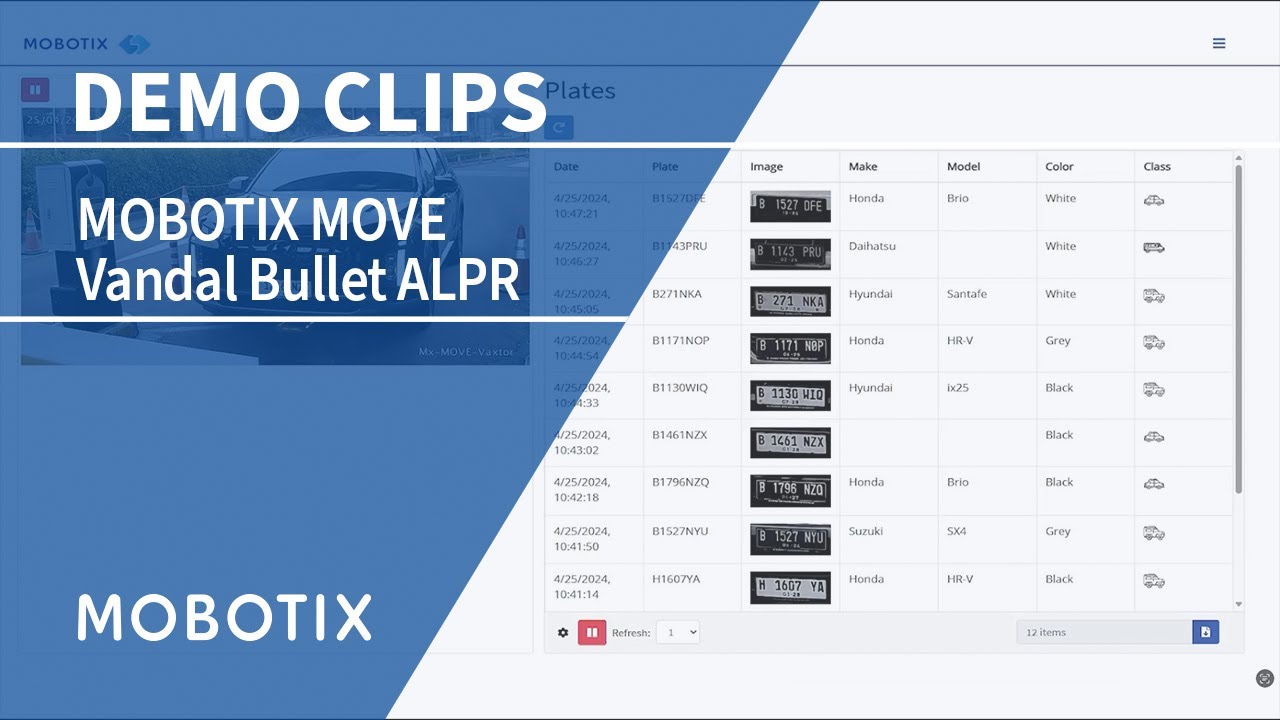 MOBOTIX MOVE Vandal Bullet ALPR 2MP – Real-time license plate ...