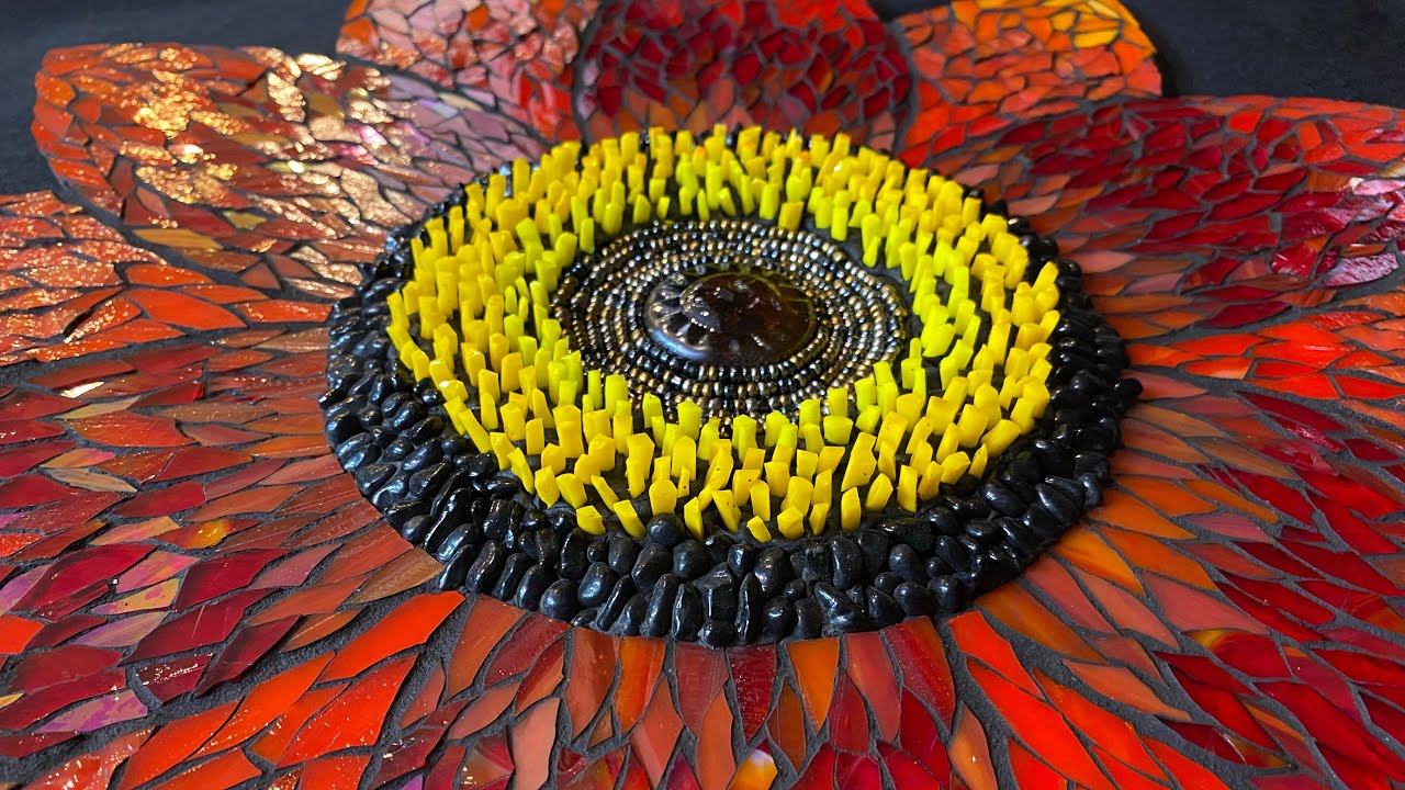 Sunflower Mosaic Pattern Sunflower Weave (inspired By Paper Weaving