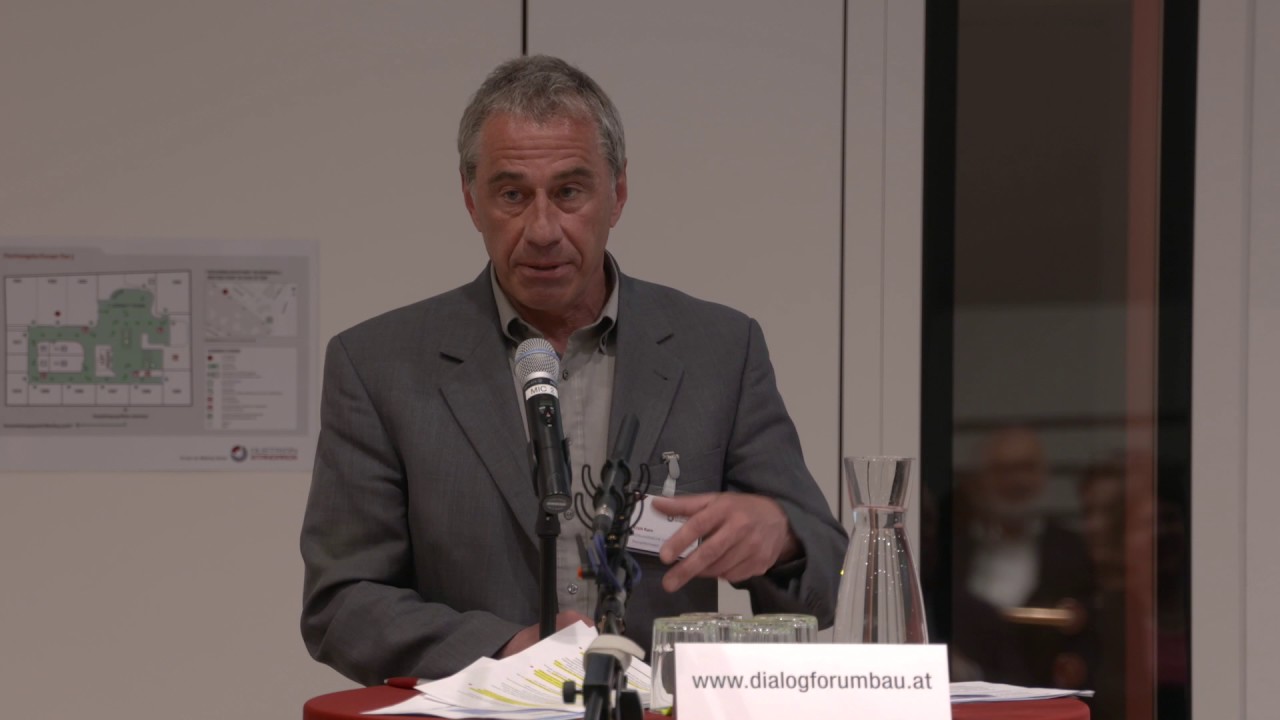 Konferenz "Dialogforum Bau Österreich" am 16. Mai 2017 - Erich Kern ...