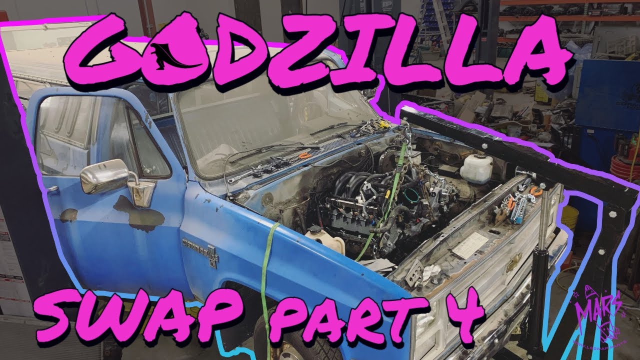GODZILLA 7.3L Swapped Chevy Squarebody Part 4 - YouTube