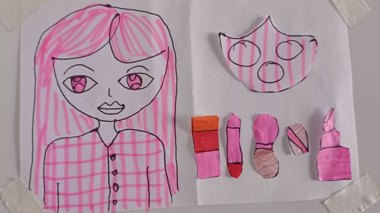 😍 Paper Doll Skin Care 😱| With Tutorial | How to make Paper Doll | # ...