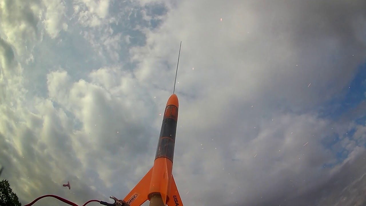 Estes Model Rocket Launch - YouTube
