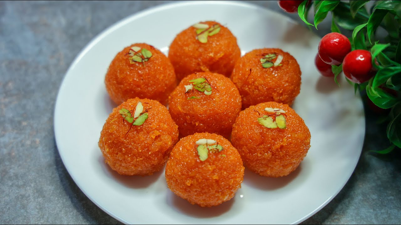 Halwai Style Motichoor Laddu | Motichur ke Ladoo | Shreejifood - YouTube