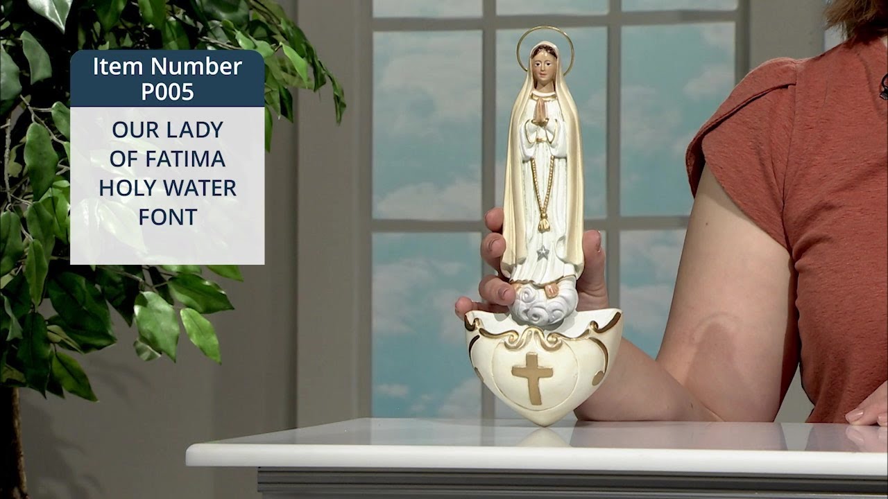 P005_OUR LADY OF FATIMA HOLY WATER FONT - YouTube