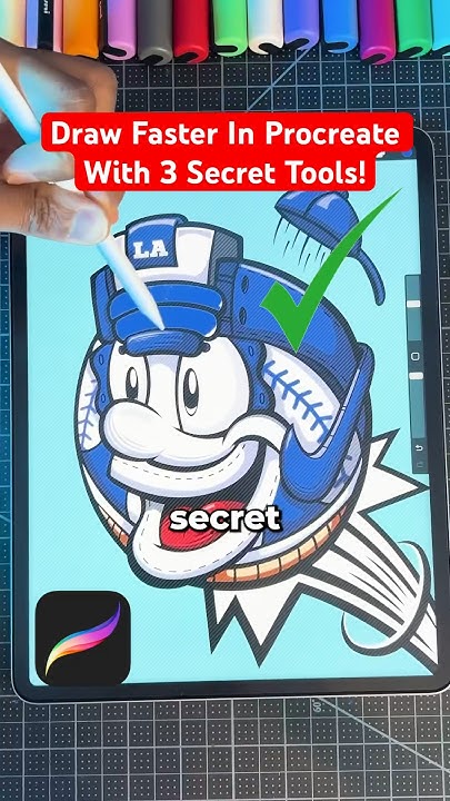 Use THIS Secret Tool To Draw Faster In Procreate ! 😍 #art #drawing # ...