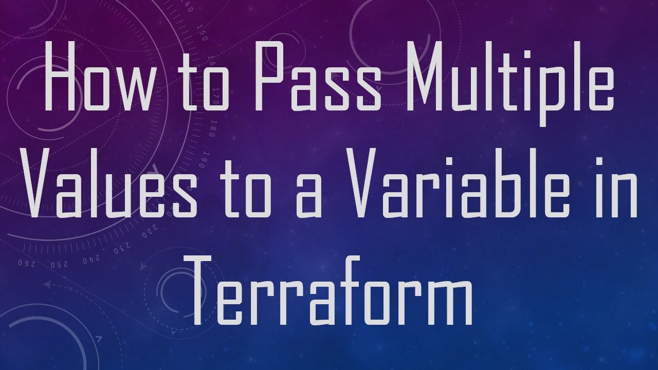 How to Pass Multiple Values to a Variable in Terraform - YouTube