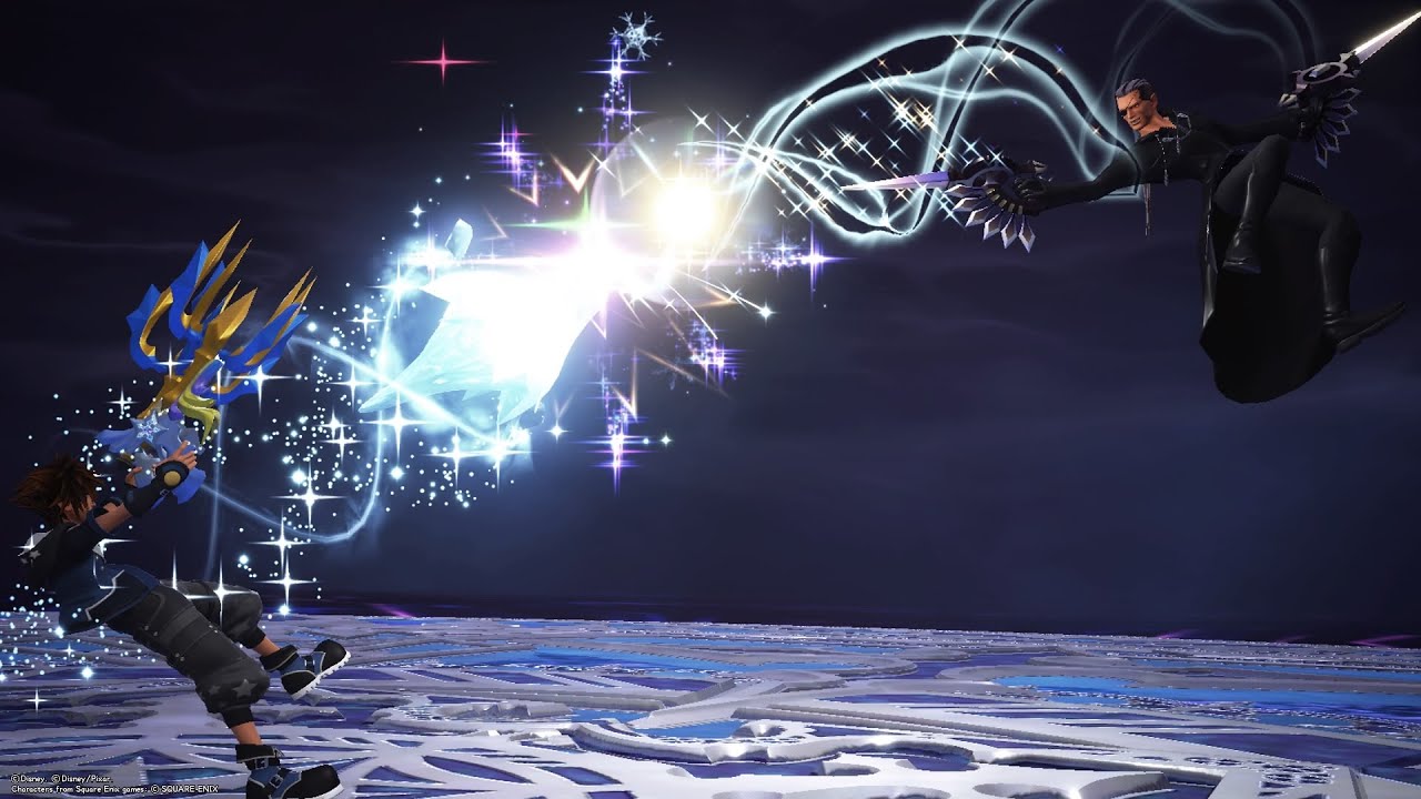 KINGDOM HEARTS Ⅲ: Xigbar Data-Org Boss Fight - YouTube